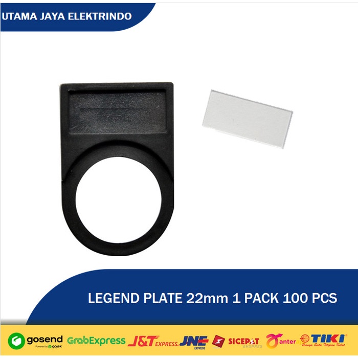 Jual Legend Plate / Name Plate 22mm TAB ( 1PAK / 100PCS ) | Shopee ...