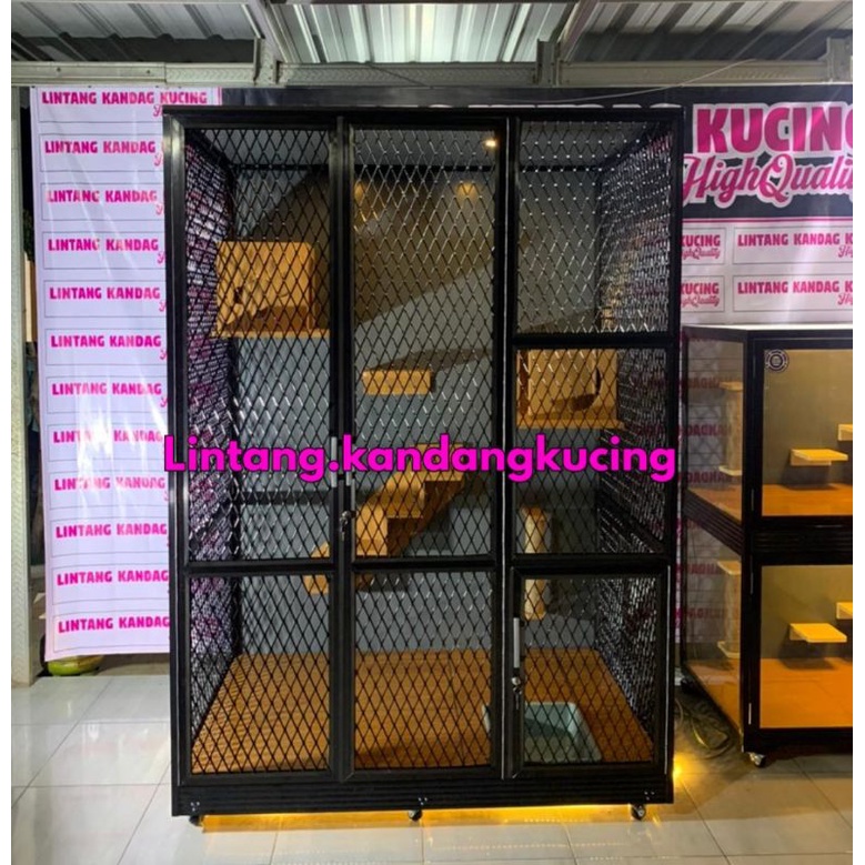 Jual Kandang Kucing Minimalis Cat home Kandang Kucing full kawat ...