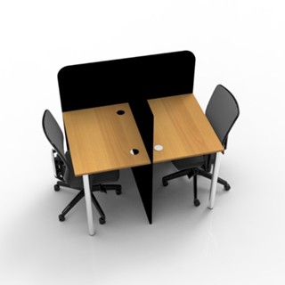 Jual Meja Kerja Staff Partisi 2-3-4-6 orang / Meja Kantor sekat ...