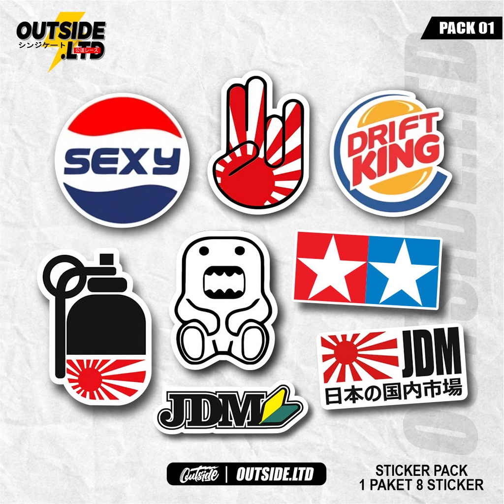 Jual STICKER PACK RACING, STIKER JDM MOBIL | Shopee Indonesia