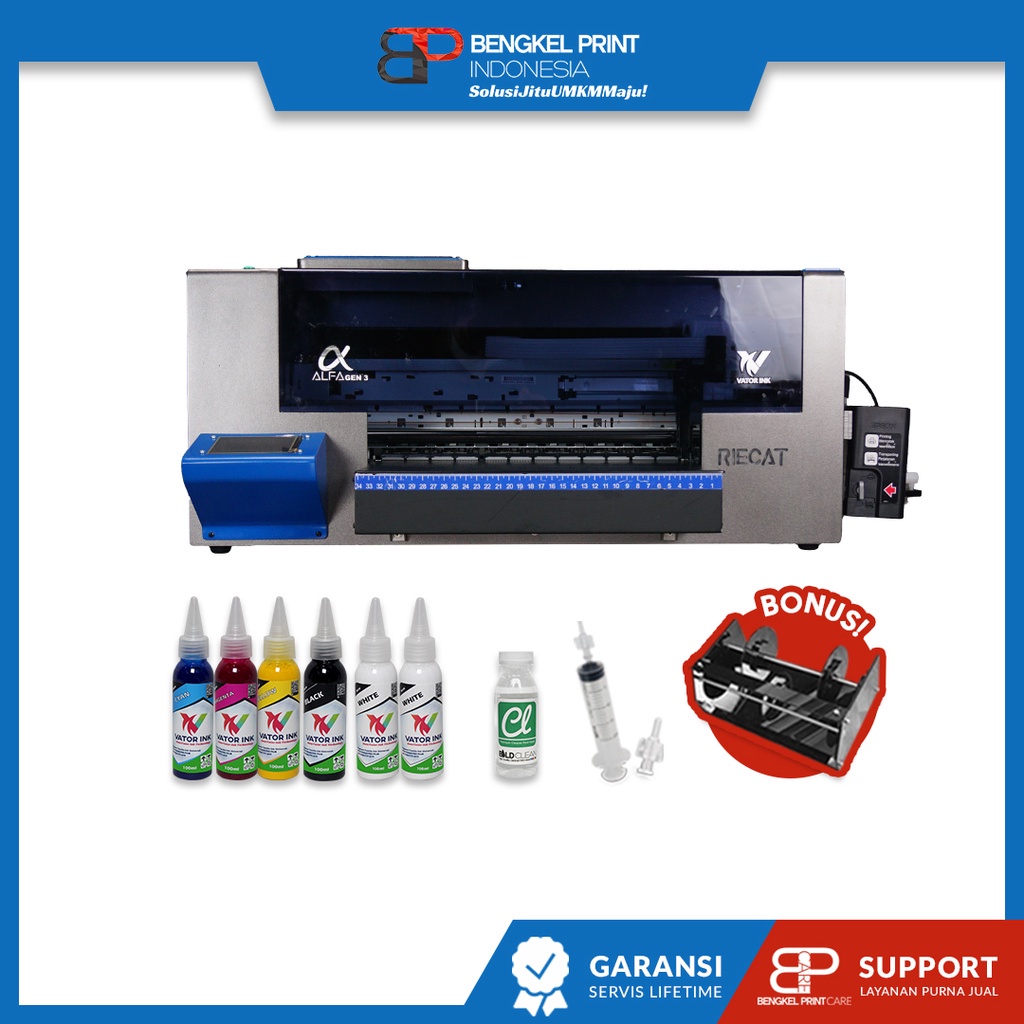 Jual PRINTER DTF RIECAT ALFA GEN 2- MESIN SABLON KAOS | MESIN DTF A3 ...