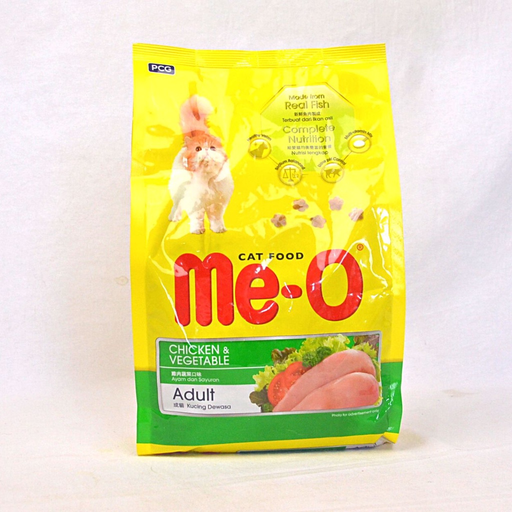 Jual MEO Makanan Kucing Dry Cat Food Chicken and Vegetables 1.2kg ...