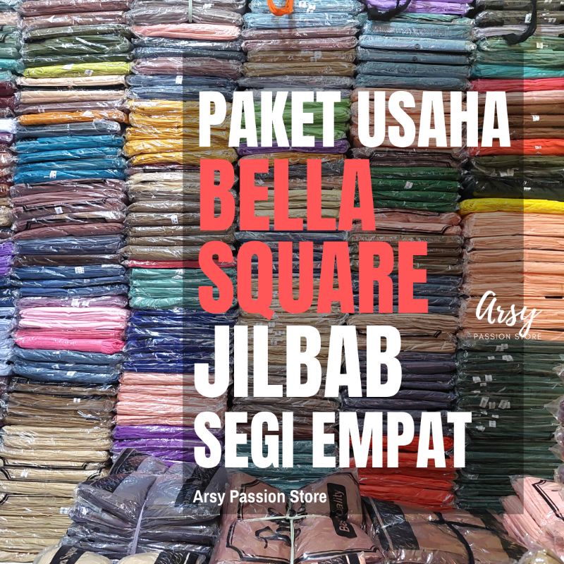 Jual Paket Usaha Jilbab Segi Empat Bella Square Pollycotton | Shopee ... Jual Paket Usaha Jilbab Segi Empat Bella Square Pollycotton | Shopee ...