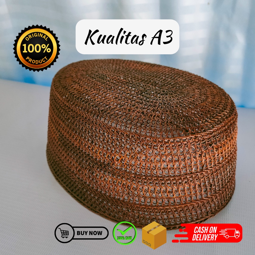 Jual PECI RESAM BANGKA | KOPIAH RESAM A3 KHAS BANGKA BELITUNG ATASAN ...