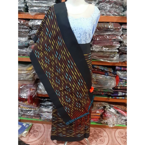 Jual SONGKET TENUN TANGAN TARUTUNG HITAM MAULANA HITAM SONGKET TENUNAN TANGAN ASLI KAIN SONGKET ...