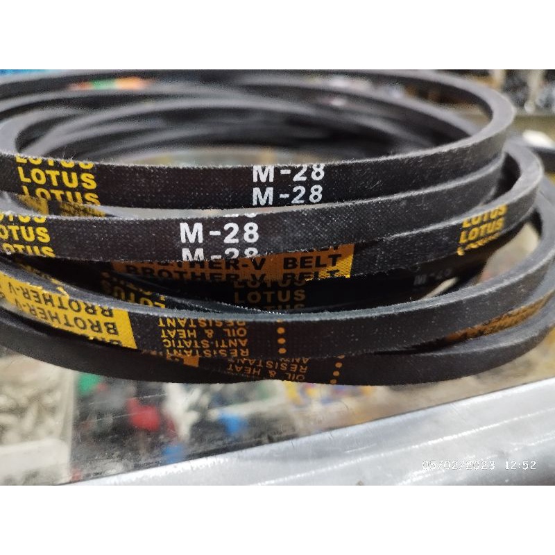 Jual V-belt fanbelt tali poly mesin cuci politron m28 | Shopee Indonesia