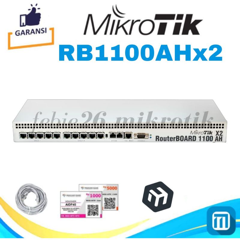 Jual MikroTik RouterBoard RB1100AHx2 RB1100AHx4 CCR 1036 12G 4S ...