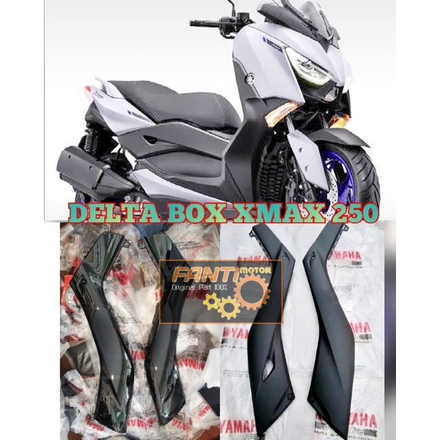 Jual DELTA BOX BOK BODY TENGAH KANAN KIRI XMAX 250 HITAM PART ORIGINAL ...