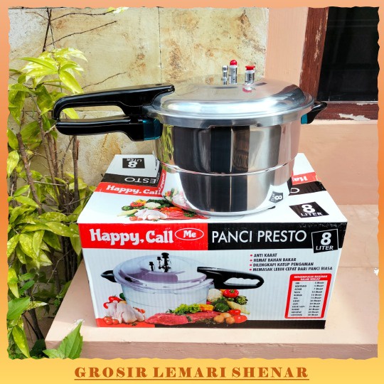 Jual HC- PANCI PRESTO 8 LITER KUKUS DANDANG PRESTO DAGING EMPUK STAINLESS | Shopee Indonesia