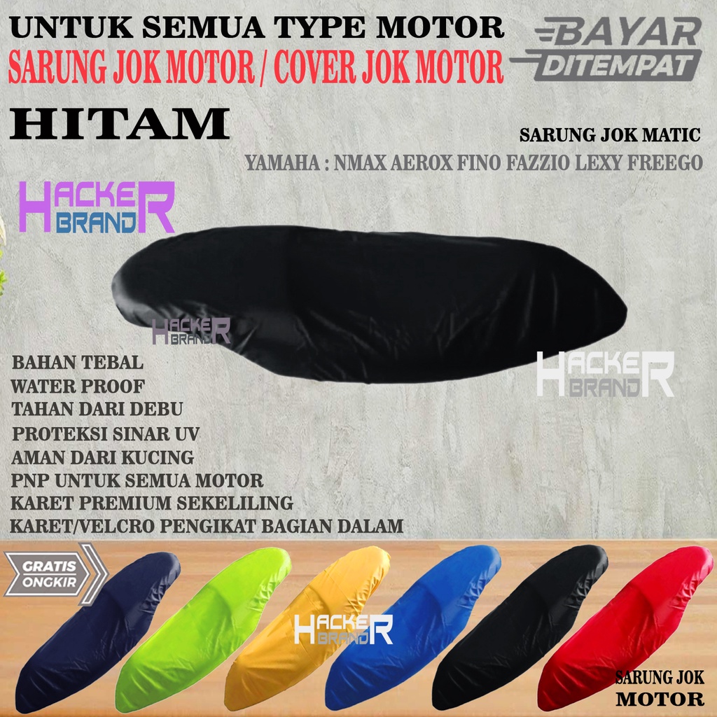 Jual [COD] Sarung Jok Cover Pelindung Jok Motor Nmax Aerox Fino Fazzio ...