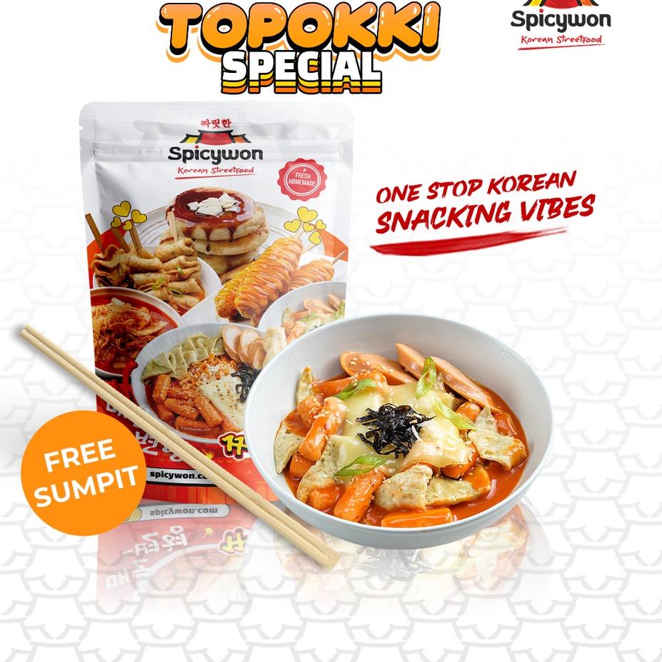 Jual NEW |KSH|Spicywon Topokki / Tteokbokki / Topokki / Tokpokki ...