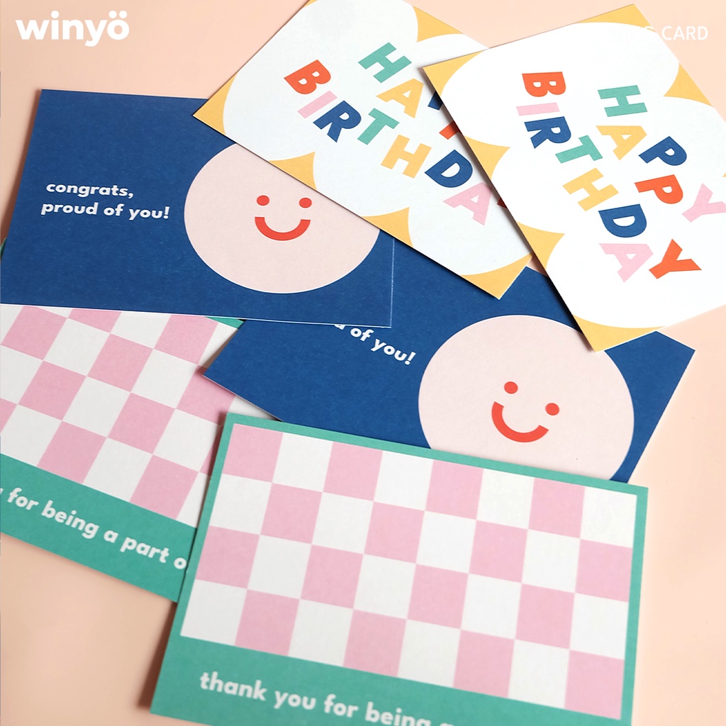 Jual WINYO Greeting Card - Kartu Ucapan | Shopee Indonesia