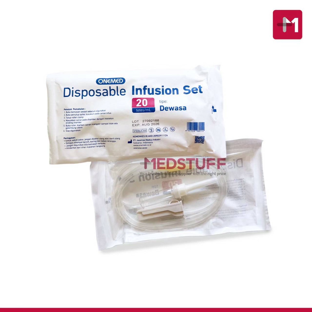 Jual Infus Set Dewasa Onemed Infus Set Onemed Selang Infus Infusion Set ...
