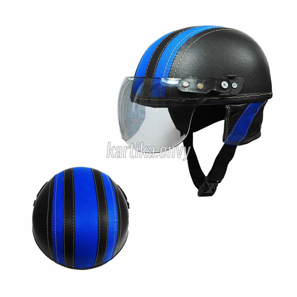 Jual Helm Anak Retro Model Stripe Garis | Shopee Indonesia