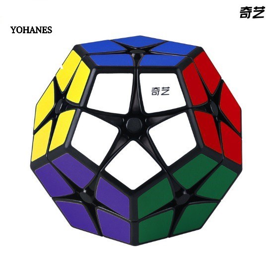 Jual Original Rubik Megaminx QIYI Kibiminx 2x2 Blackbase 2x2x2 Qi Yi ...