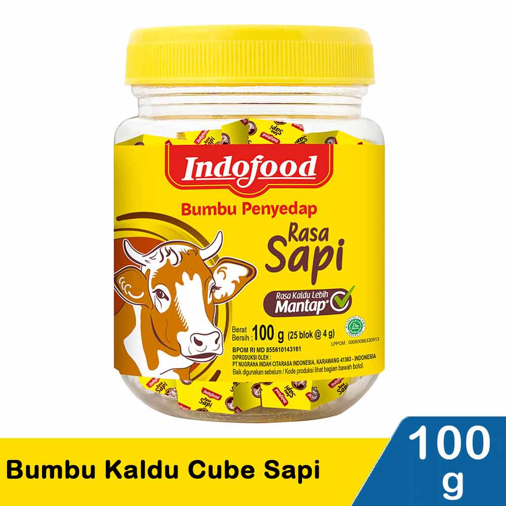 Jual INDOFOOD BUMBU KALDU BLOK TOPLES 100gr RASA AYAM SAPI PENYEDAP ...