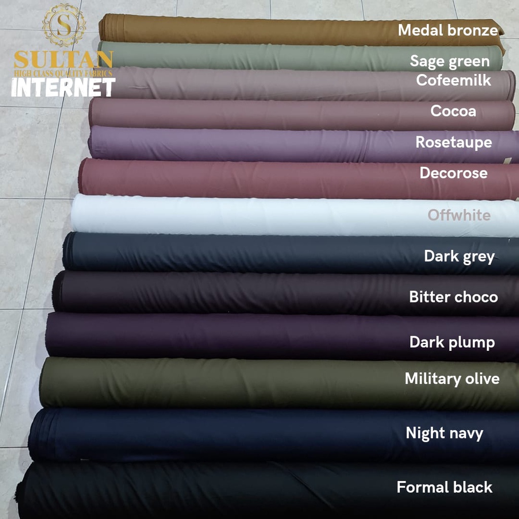 Jual Kain anti UV Sultan Bahan Gamis Abaya Mewah Internet | Shopee ...