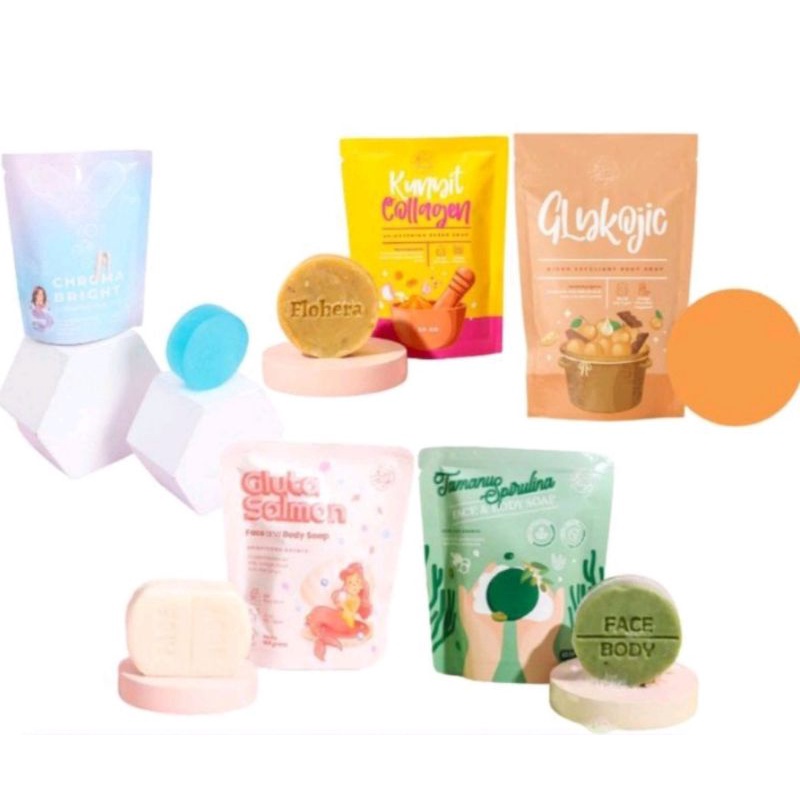Jual [Termurah] BPOM Chroma Bright Brightening Soap By Flohera 50 Gr ...