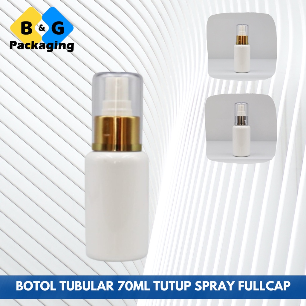 Jual BNG - BOTOL 70ML TUBULAR PUTIH SPRAY FULL COVER - BOTOL SPRAY 70ML ...