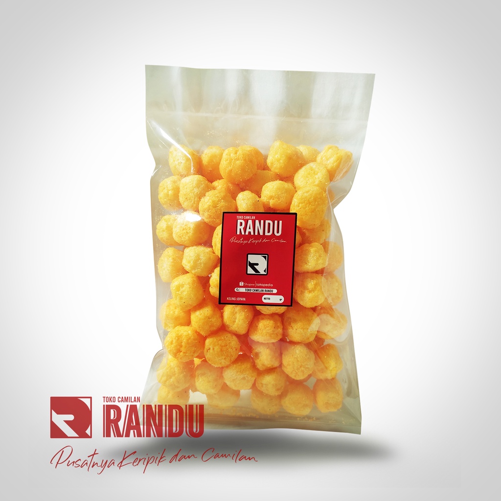 Jual Snack Bola Keju / Cheese Ball Snack | Toko Camilan Randu | 100 ...