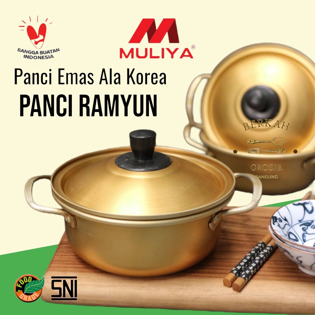 Jual PANCI KOREA 16CM 18CM RAMYUN RAMEN RAMYEON MIE GOLD EMAS HOTPOT ...