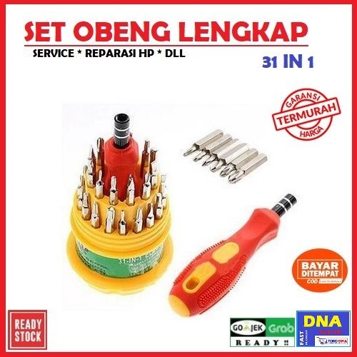 Jual Obeng HP Set Lengkap Toolkit Service 31 in 1 Screwdriver | Shopee Indonesia