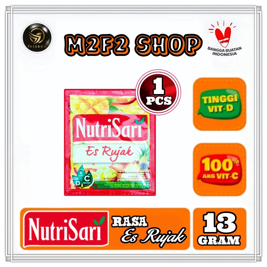 Jual NutriSari Minuman Serbuk Es Rujak Sachet - 13 gr (Kemasan Satuan ...