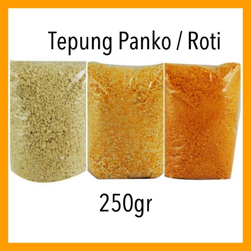Jual TEPUNG ROTI PANIR 250gr / Panko Kiloan 250 gr | Shopee Indonesia