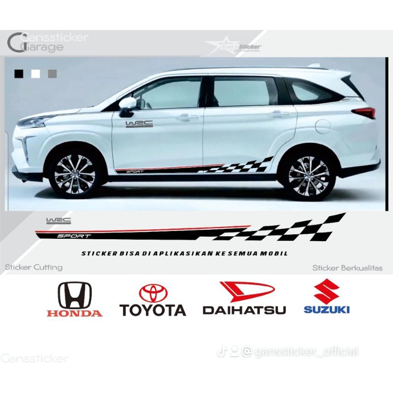 Jual sticker TOYOTA ALL NEW VELOZ ALL NEW XENIA 2022 2023 | Shopee ...