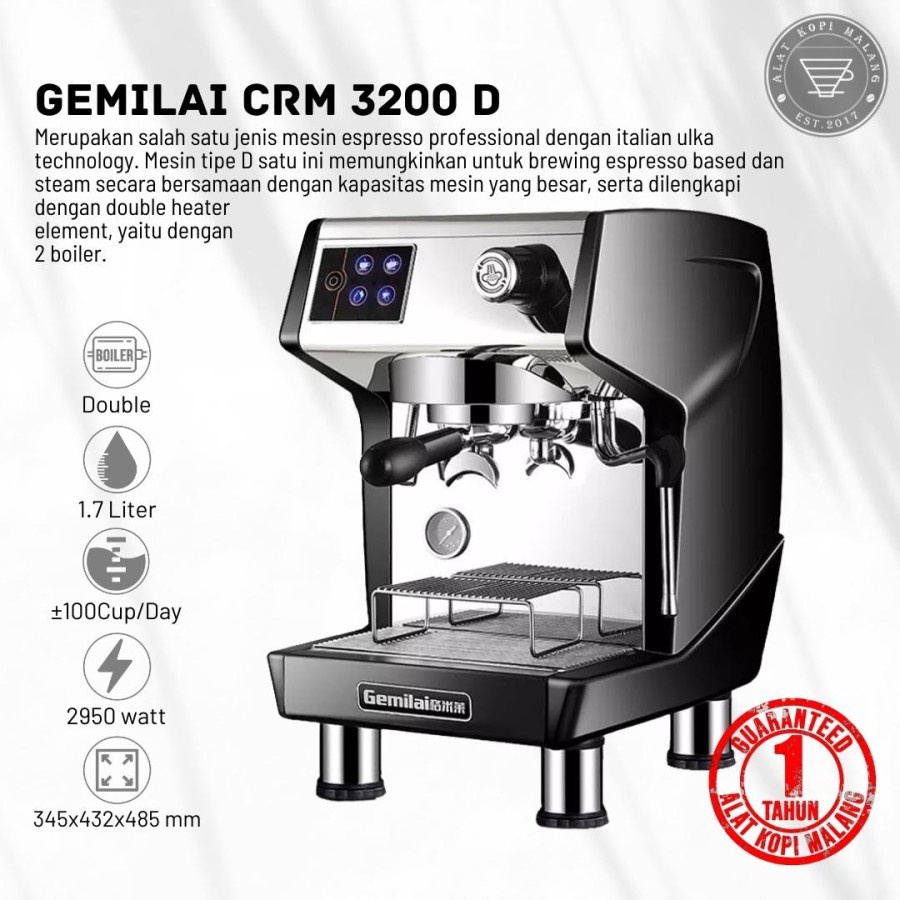 Jual Mesin Kopi Espreso Ferati Fero Crm 3200 D Espresso Coffee Maker ...