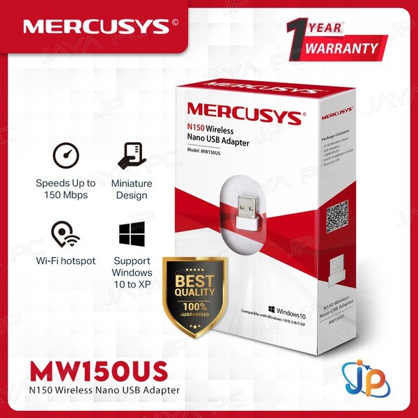 Jual Mercusys MW150US N150 Wireless Nano USB Adapter | Shopee Indonesia