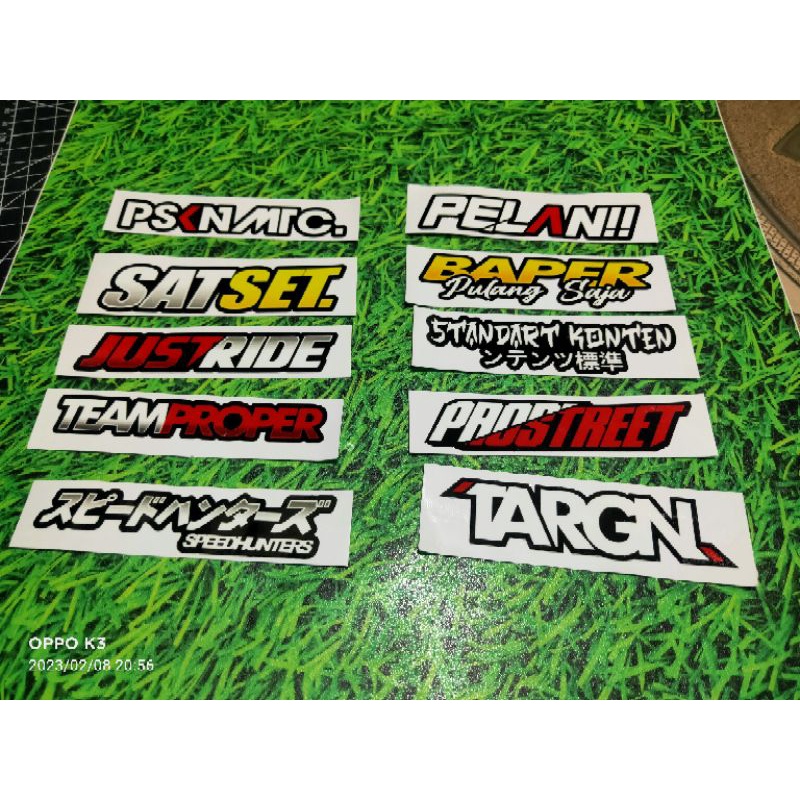 Jual stiker racing motor satuan | Shopee Indonesia