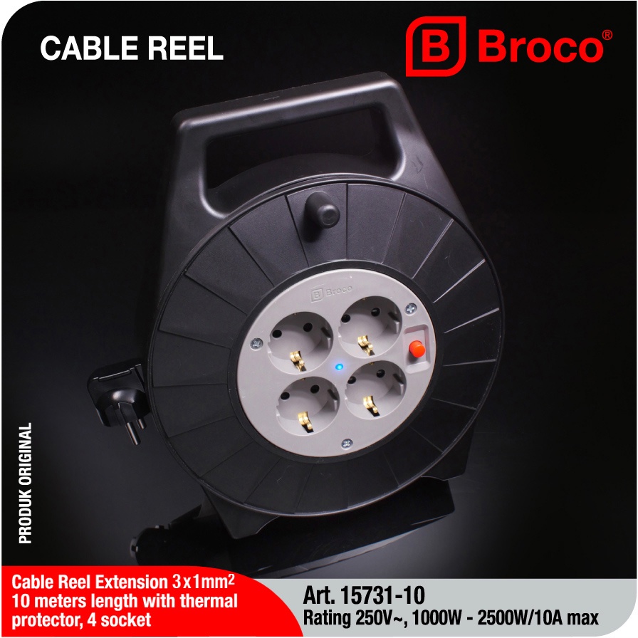 Jual Broco Electrical 15731-10 Kabel Roll 10 M + Indicator Lamp ...