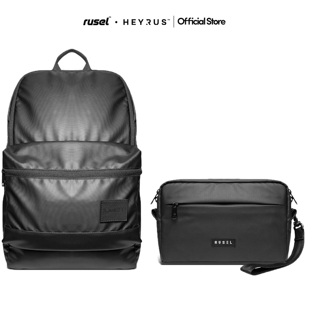 Jual RUSEL CO - Bundling Backpack Gara dan Handbag Pria Aruna Paket ...