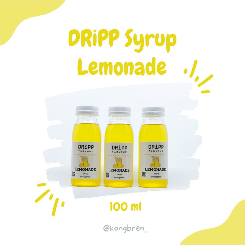Jual Dripp Syrup Lemonade Repack 100ml - Sirup Dripp Lemonade 100 ml ...