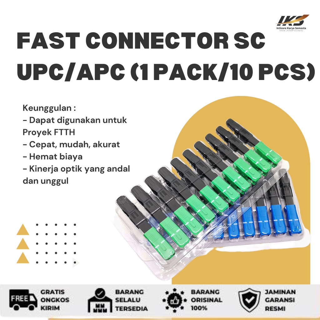 Jual FTTH Fast Connector SC/UPC/APC Fiber Optic / Konektor SC/UPC/APC | Shopee Indonesia