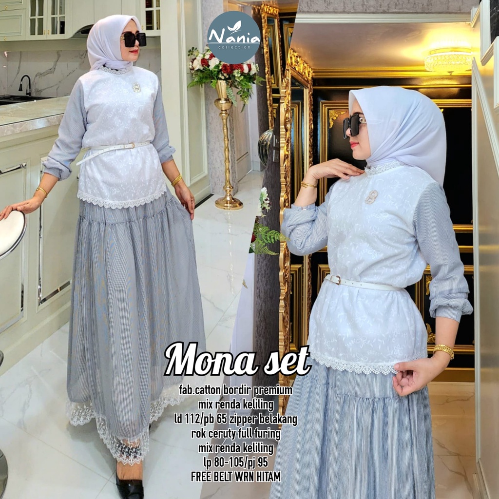 Jual Mona set ORIGINAL NANIA SUPPLIER TANGAN PERTAMA | Shopee Indonesia