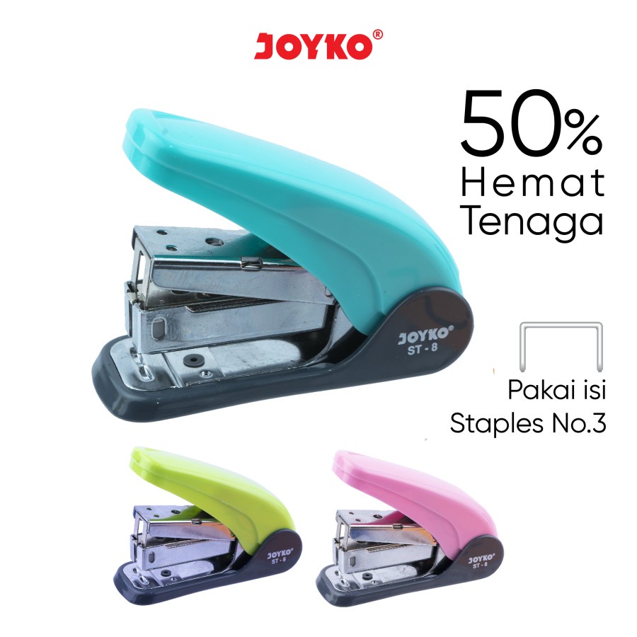 Jual Stapler / Alat Staples / Jepretan Joyko ST-8 Power Save | Shopee ...