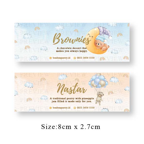 Jual Custom Stiker Souvenir Hampers | Shopee Indonesia