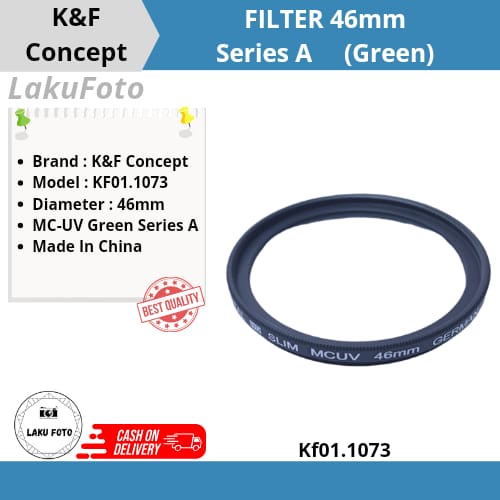 Jual KNF Concept 46mm / 46 MM Filter MC UV Filter Multi Coating K&F CONCEPT SERIES A ( GREEN ...