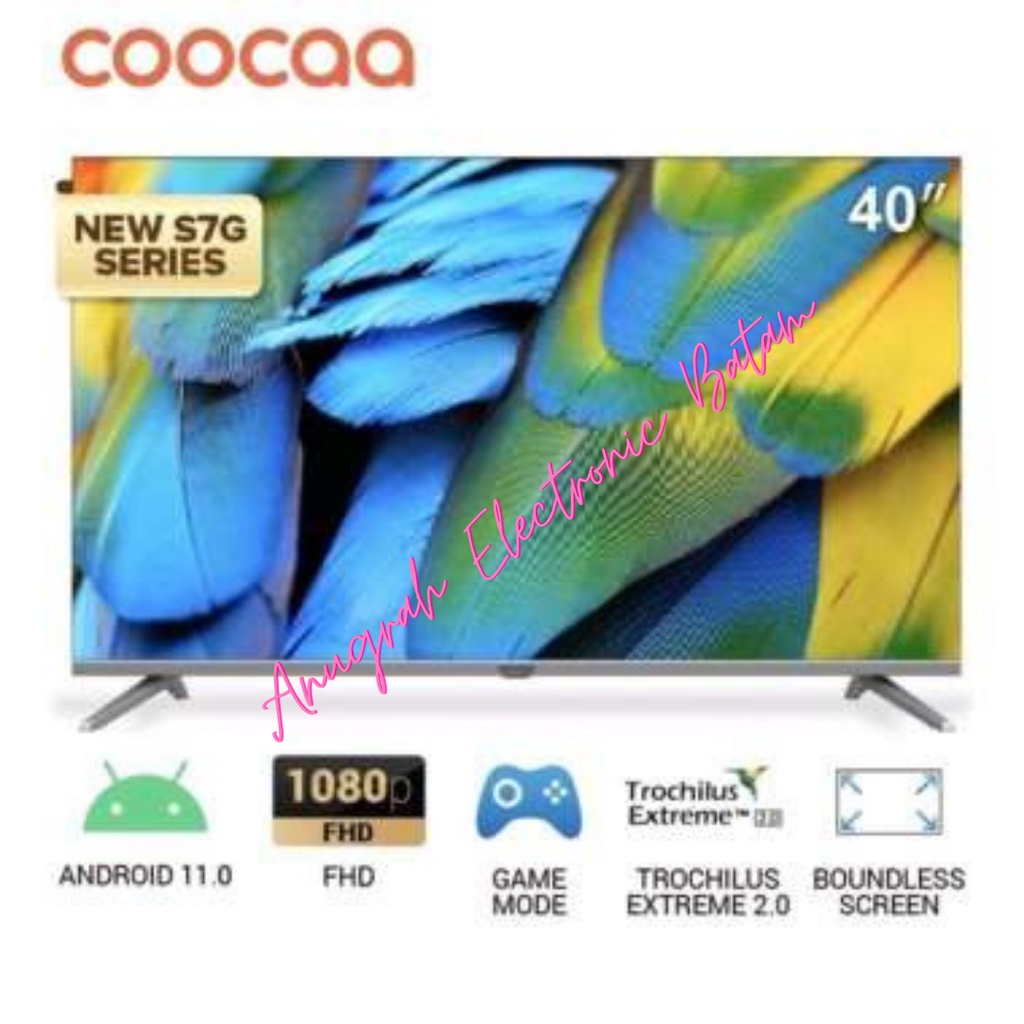 Jual TV LED COOCAA 40 INCH / 40" 40CTE6600 SMART GOOGLE TV FHD BATAM ...