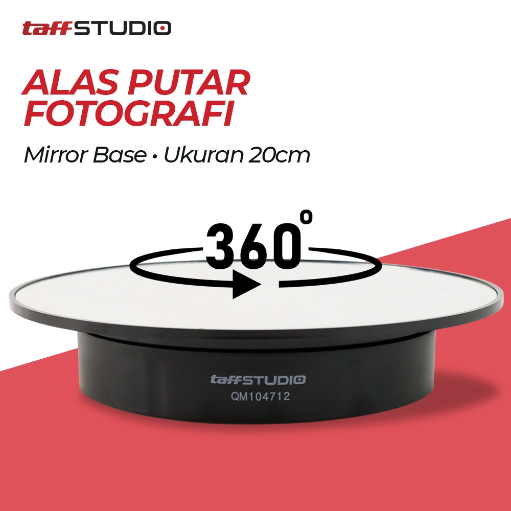 Jual Alas Putar Fotografi Mirror Rotating Display Stand 360 Turntable ...