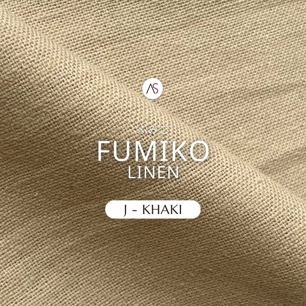 Jual Kain Kazumi/Fumiko linen Original japan construction harga per 0,5 ...