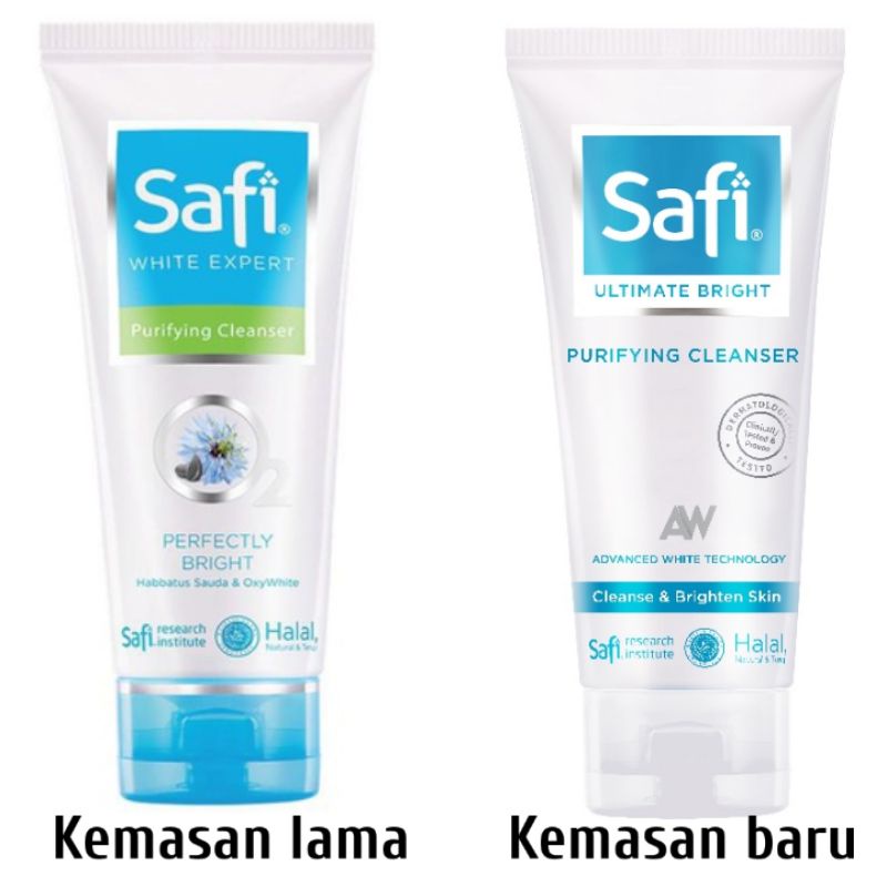 Jual Safi Ultimate Bright Purifying Cleanser 100gr/UB/White Expert /pembersih wajah /cuci muka ...