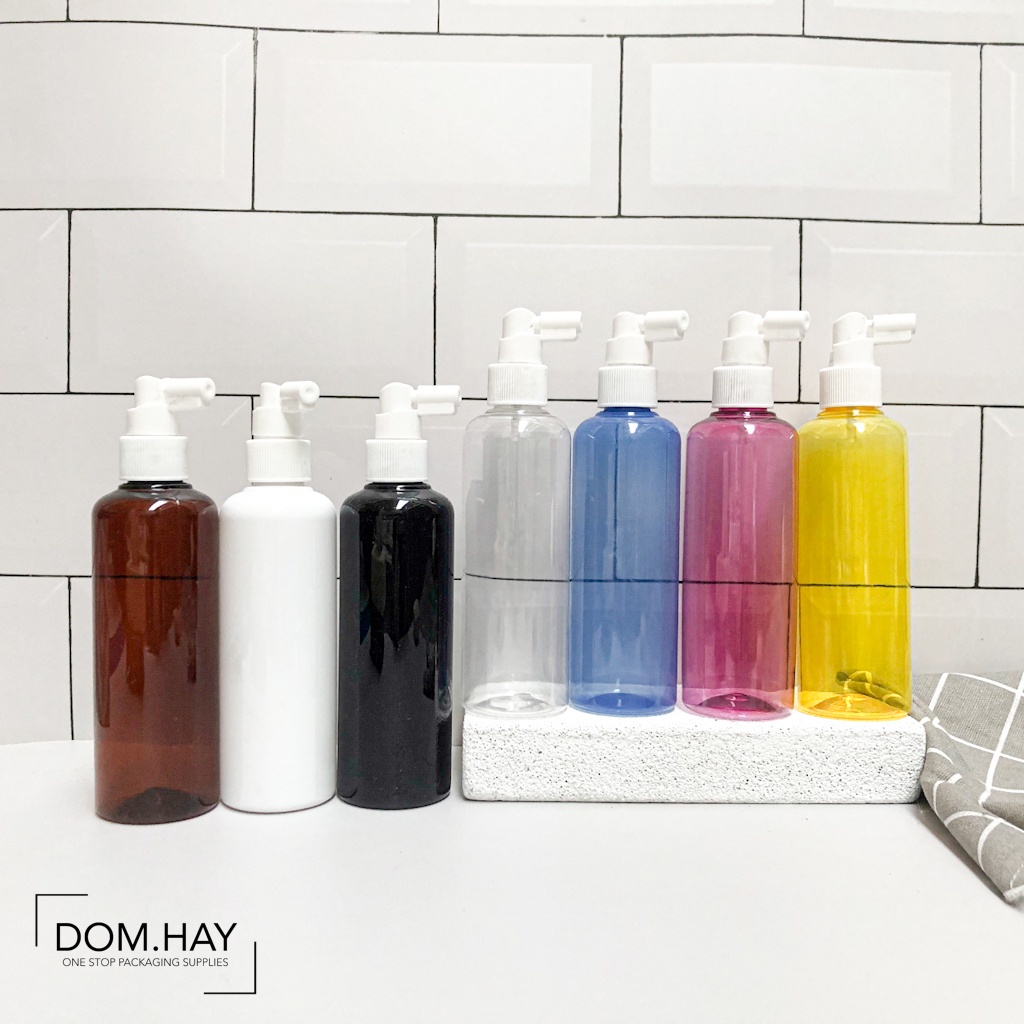 Jual Botol Long Nozzle Spray Putih 250ml Plastik PET Botol Semprot ...