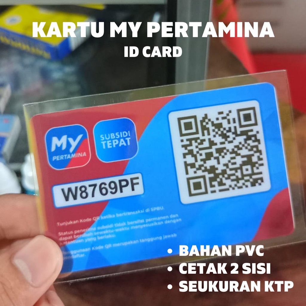 Jual Kartu My Pertamina/Cetak Kartu PVC Bahan Premium/Cetak Kartu/Cetak ... Jual Kartu My Pertamina/Cetak Kartu PVC Bahan Premium/Cetak Kartu/Cetak ...