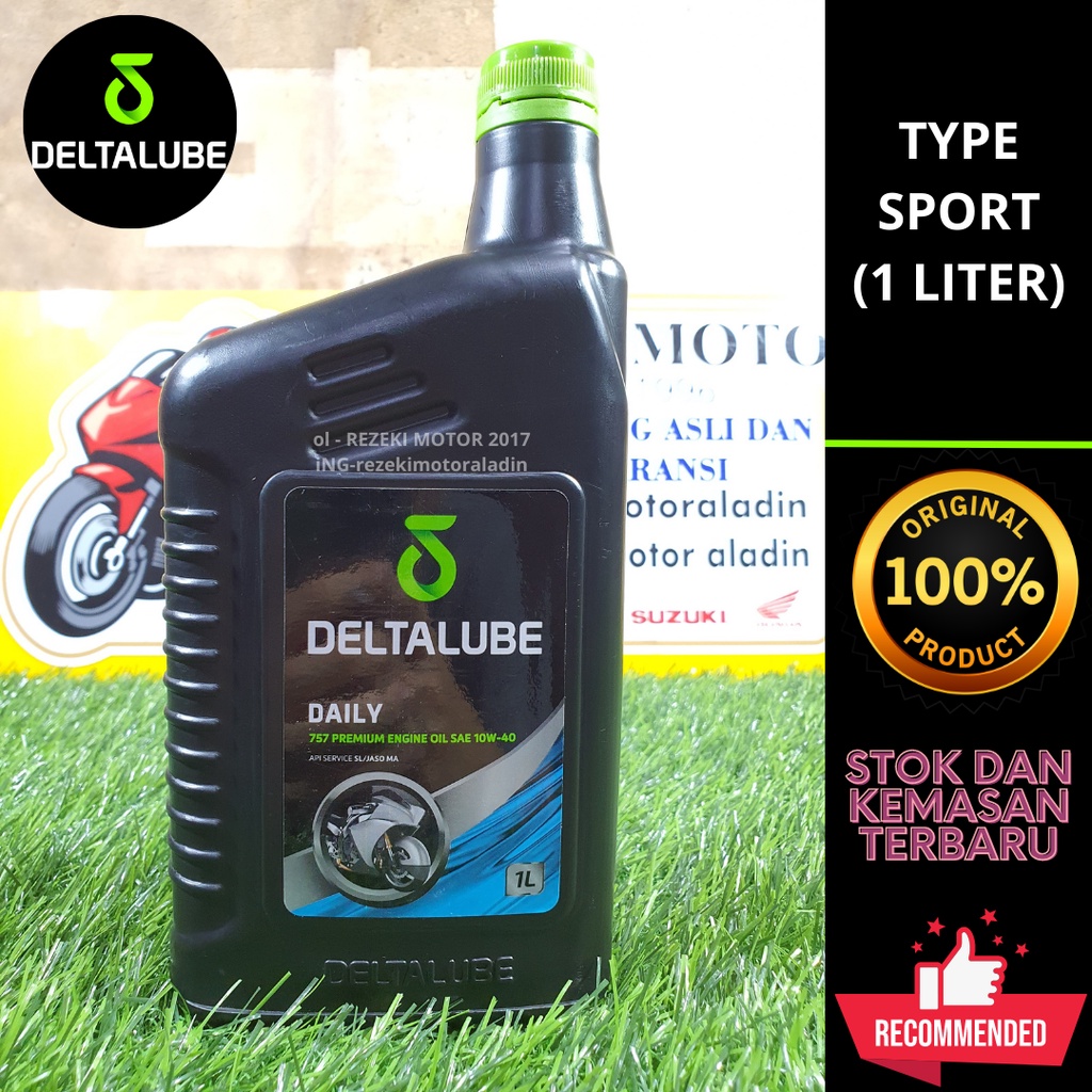 Jual OLI MESIN DELTALUBE MOTOR MATIC / SPORT DELTALUBE DAILY 757 ...