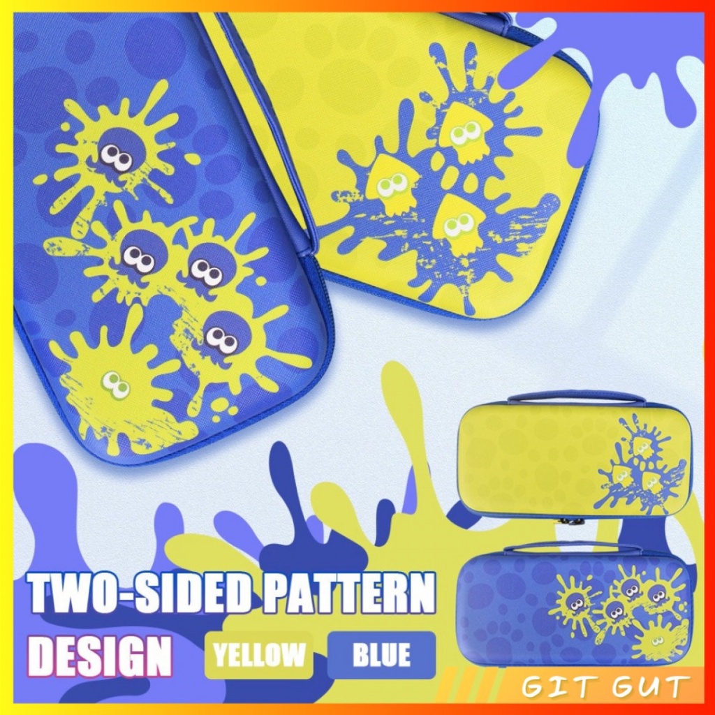 Jual Tas Pouch Travel Bag Case Storage Splatoon Nintendo Switch OLED V1 ...