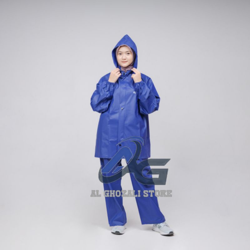 Jual RAINCOAT, JAS HUJAN PRIA WANITA BAHAN PVC ANTI REMBES BY AKULA | Shopee Indonesia