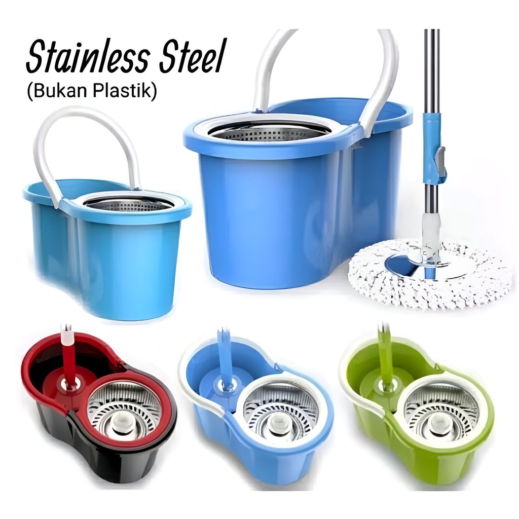 Jual ALAT PEL LANTAI PUTAR ULTRA SPIN MOP 360 DERAJAT SUPER MAGIC MOP ...